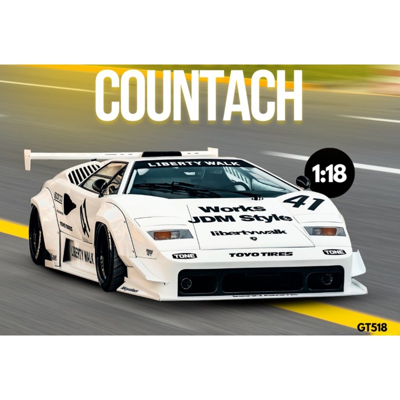 GT518 Lamborghini LB-Works Countach white 2023 gt spirit