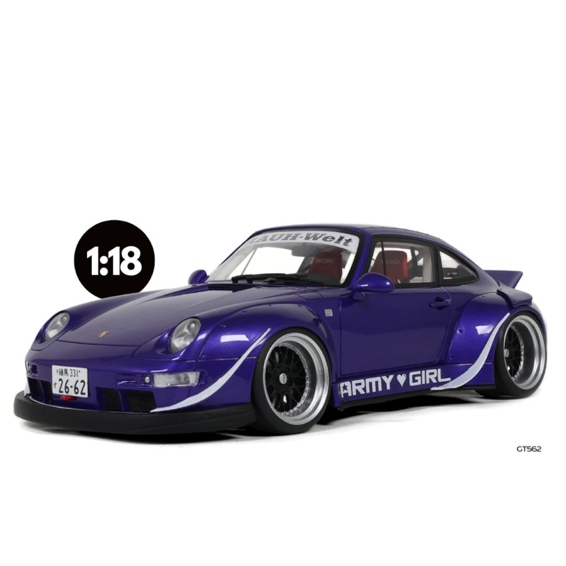 GT562 RWB Porsche 993 Army Girl 2015 purple