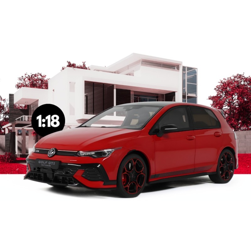 OT1322 VW Golf MK8 GTI 50th Edition 2024 red